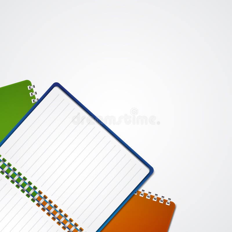 Open notebook stock vector. Illustration of note, message - 30651557