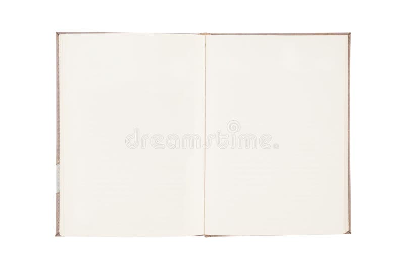Open Notebook and School or Office Tools on White Background Stock ...
