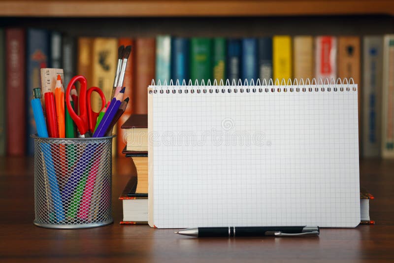 Open notebook with pen stock photo. Image of organizer - 38044986