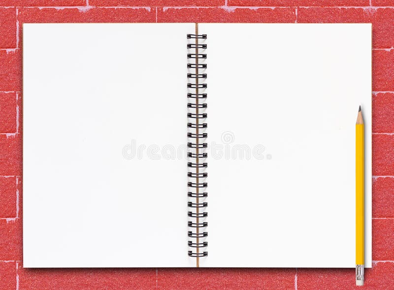 Open Notebook Page stock image. Image of view, empty - 84240339