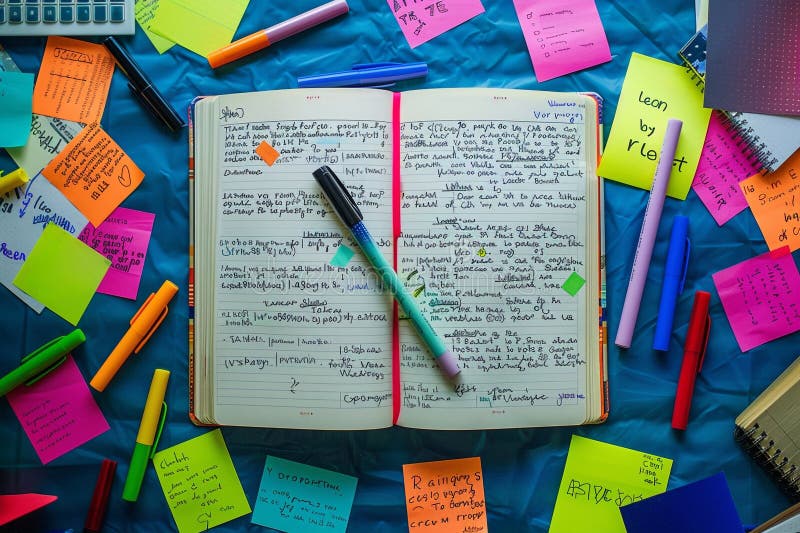 Open Book Sticky Notes Stock Illustrations – 89 Open Book Sticky Notes ...