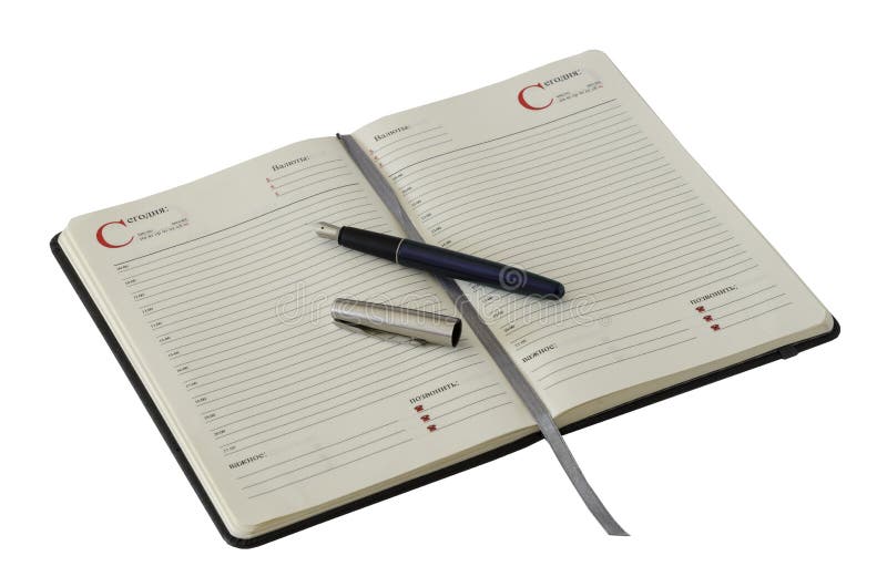 Open Notebook and pen stock photo. Image of cardboard - 81527140