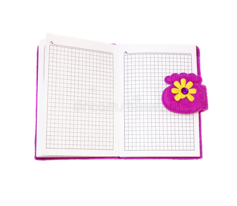 Purple cover Note Book stock photo. Image of details - 14775088