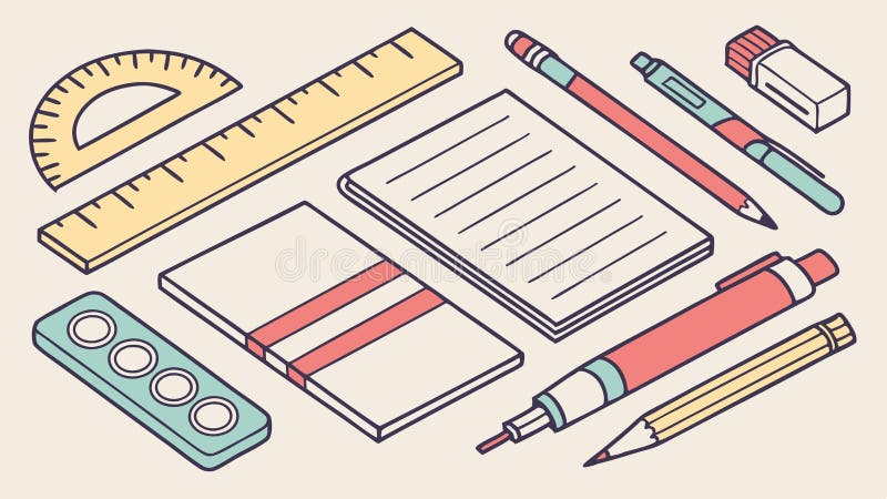 Open Notebook Study Tools, Educational Flat Lay, Learning Essentials ...