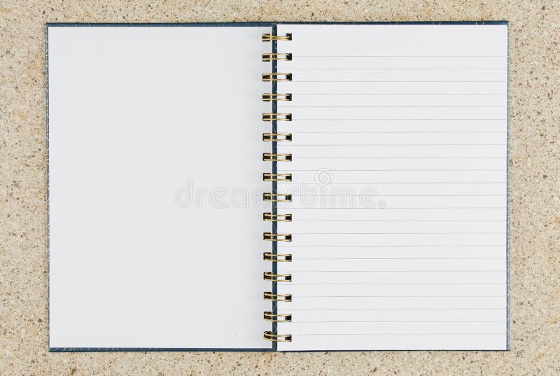 Open Notebook on the Table Top View Stock Image - Image of mock ... Open Notebook on the Table Top View Stock Image - Image of mock ...