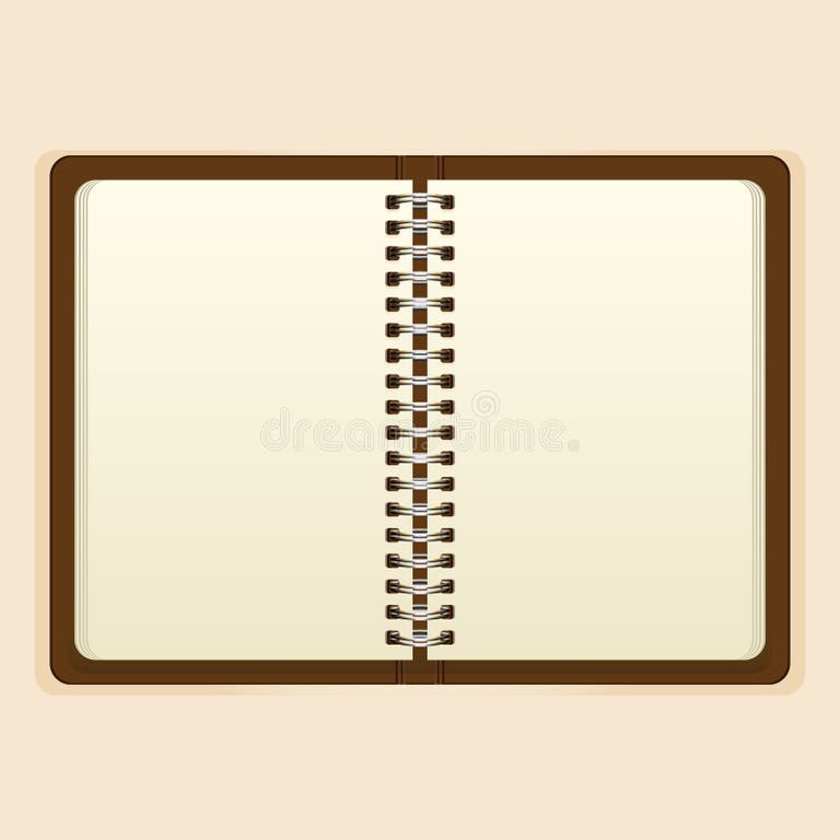 Spiral Notebook Page Layout Template Stock Illustrations – 1,034 Spiral ...