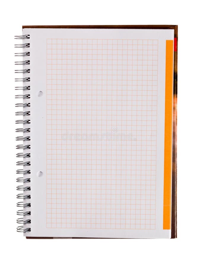 Open notepad stock photo. Image of open, checkered, empty - 15810526