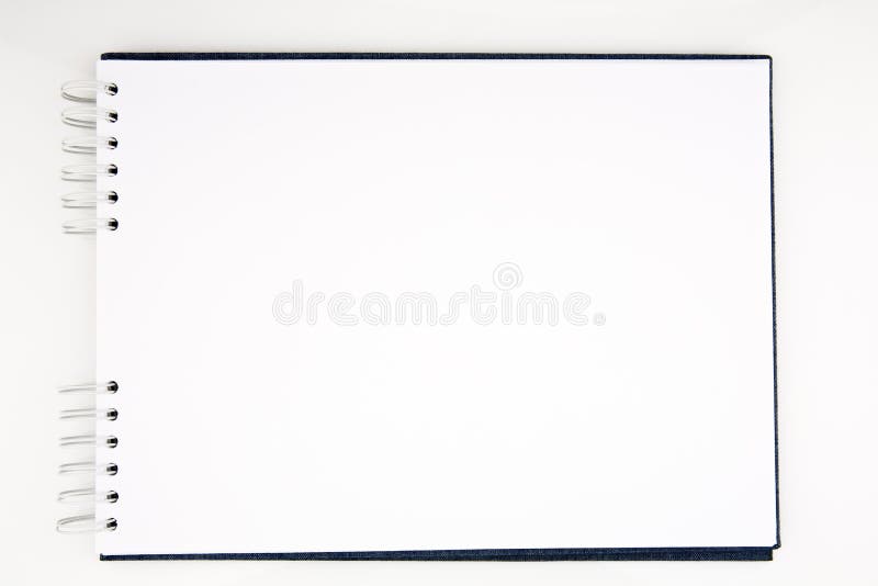 Open notepad stock image. Image of page, notepad, white - 4393027