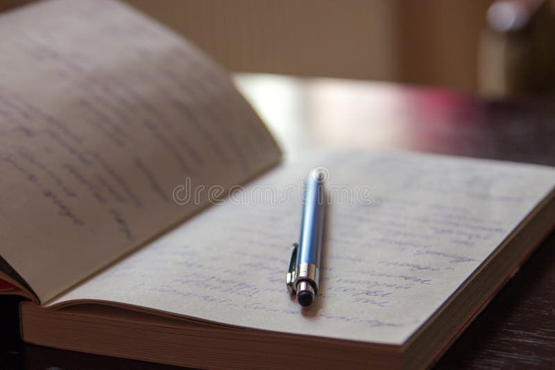 Handwritten Notes on the Curtains Stock Photo - Image of entertainment ...