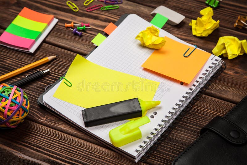 Open Notepad with Project Management Sign Stock Photo - Image of ...