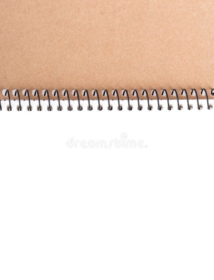 Open notepad stock image. Image of design, binder, horizontal - 48305493