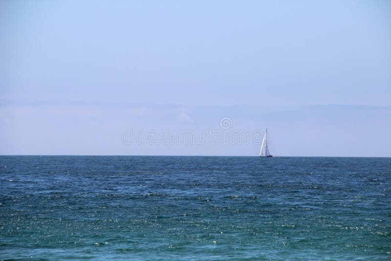 Open ocean and sail stock photo. Image of horizon, transparent - 31282110