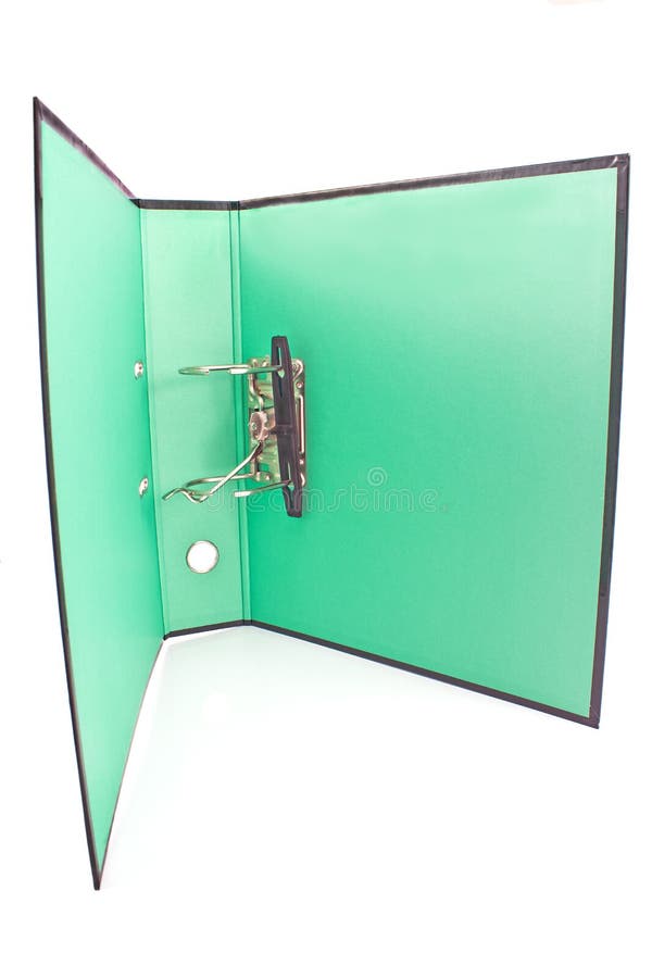 Open Office Folder Isolated Stock Image - Image of blank, records: 32912417