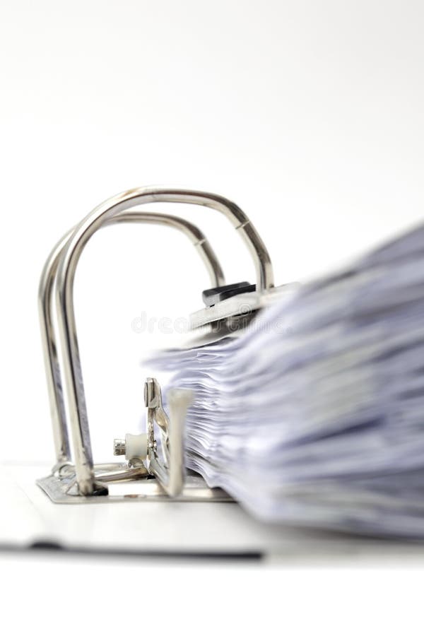 Open office ring binder stock photo. Image of financial - 15034910