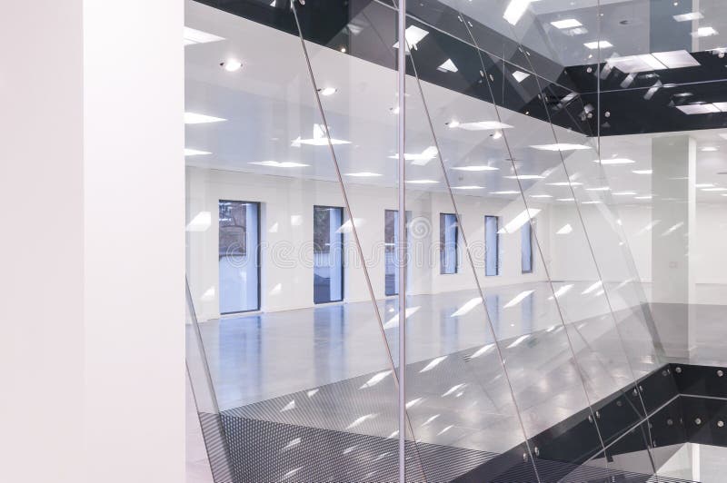 Open plan office reception stock image. Image of room - 57744903