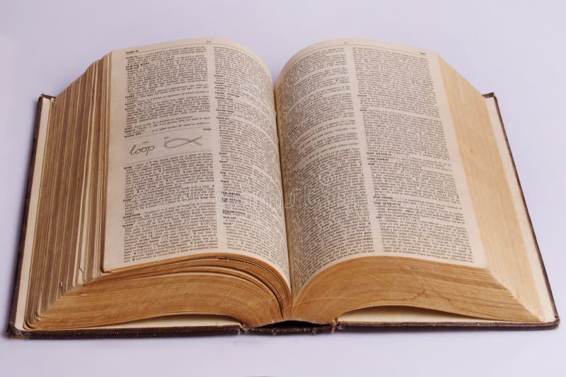 The open old book stock image. Image of reading, letters - 4838001