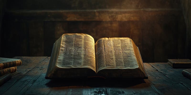 Opened Book on Table stock image. Image of book, research - 361920733