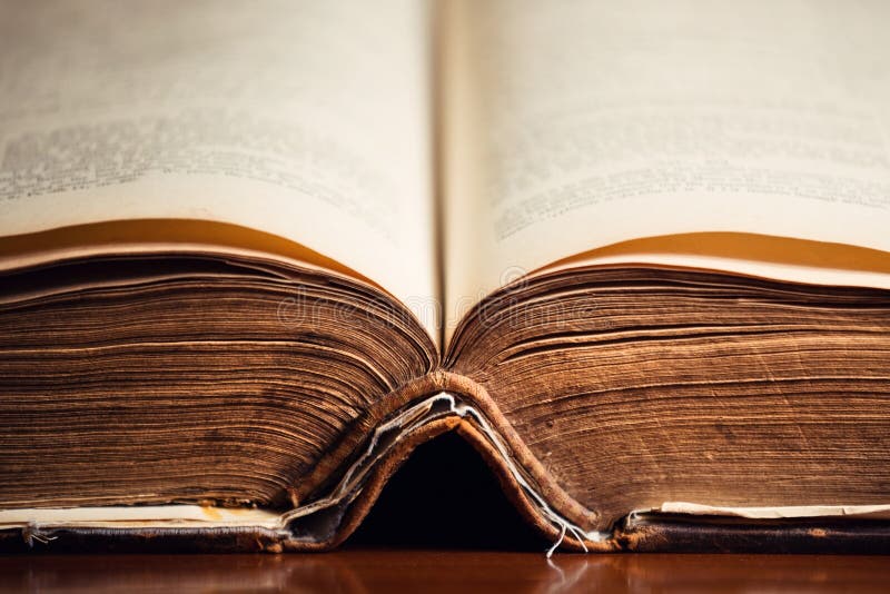 Open Old Holy Bible Close Up Stock Image - Image of study, religion ...