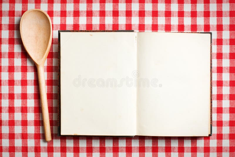 Open old recipe book stock photo. Image of frame, gastronomy - 27694966