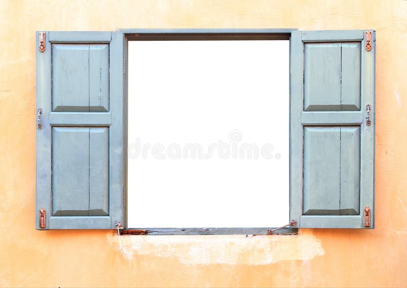 Open Old Window on Brick Wall Stock Photo - Image of architecture ...