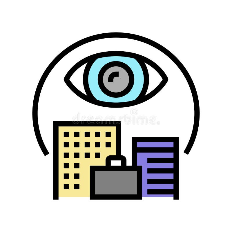 Open Operations Color Icon Vector Illustration Stock Vector ...