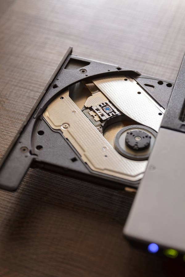 Laptop disk tray open stock photo. Image of drive, computer - 36183492