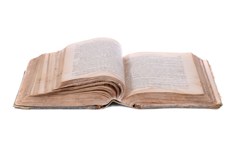 Oud open boek stock afbeelding. Image of onderwijs, lees - 14625453