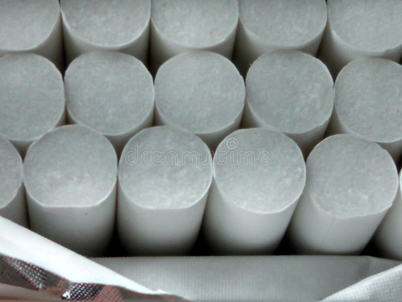 An Open Pack of Cigarettes. Stock Photo - Image of issues, carcinogenic ...