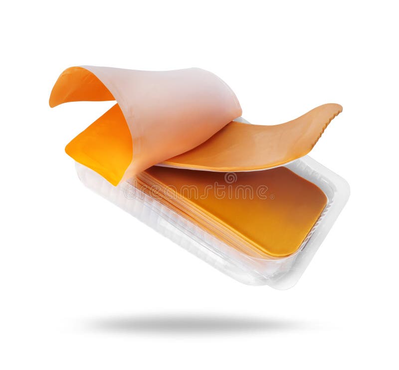 Open Package with Slices of Norwegian Brunost Traditional Brown Cheese ...