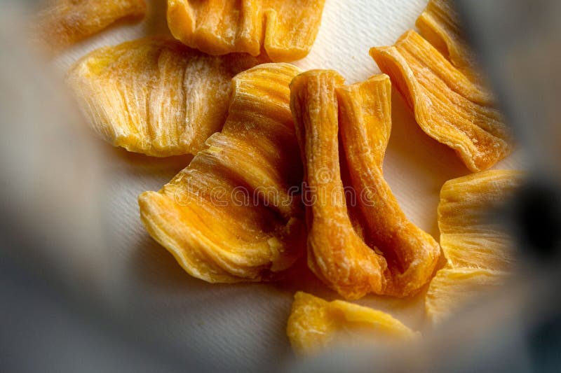 An Open Packet of Jackfruit Chips. Stock Photo - Image of yellow, sweet ...
