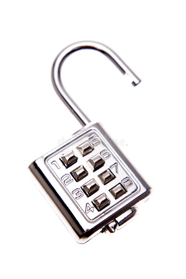 Open lock stock photo. Image of padlock, macro, inside - 3235068