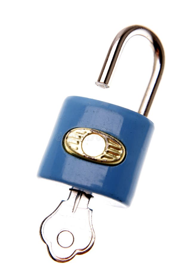 Open lock stock photo. Image of padlock, macro, inside - 3235068
