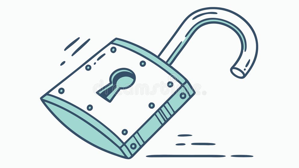 Open Padlock Icon Unlock and Access Symbol Generative AI Stock Vector ...