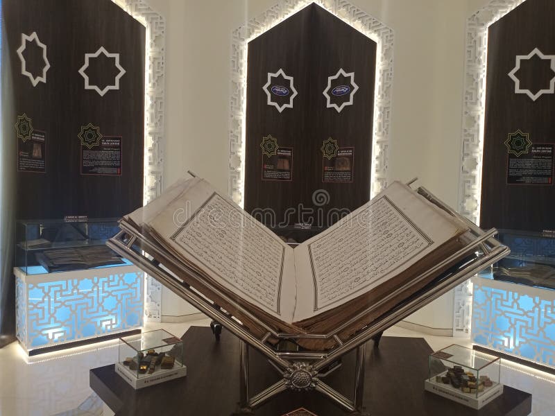 Open Page of Quran. Quran is an Islamic Holy Book for Muslims Editorial ...