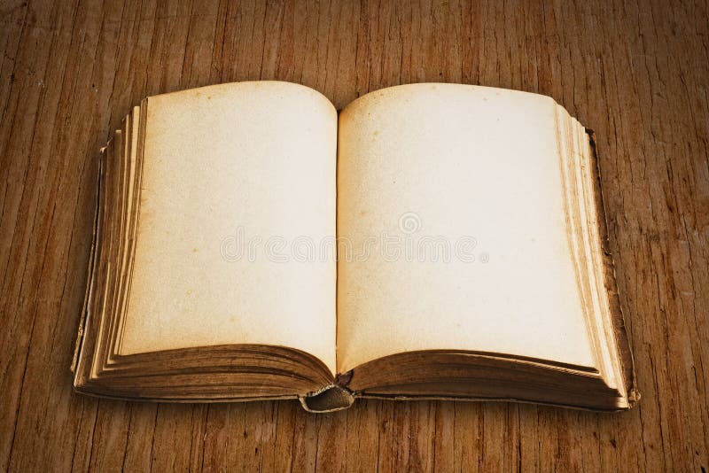 Open pages of vintage book stock image. Image of open - 6562975