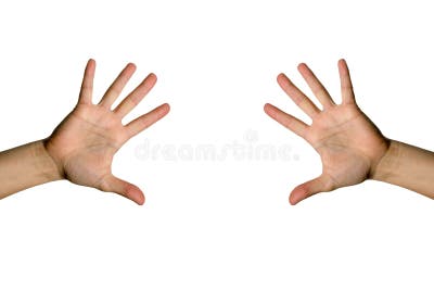 Open palm hand stock image. Image of fingers, demonstrate - 2386721