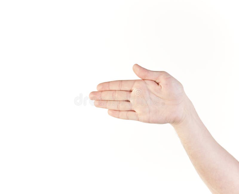 Open palm horizontal stock image. Image of single, male - 12332643