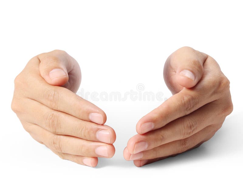 Open palm een handgebaar stock afbeelding. Image of hulp - 28460583