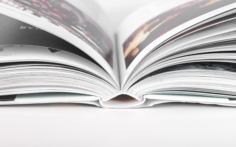 Open Paper Book. Concept of Studying, Getting Knowledge Stock Image ...