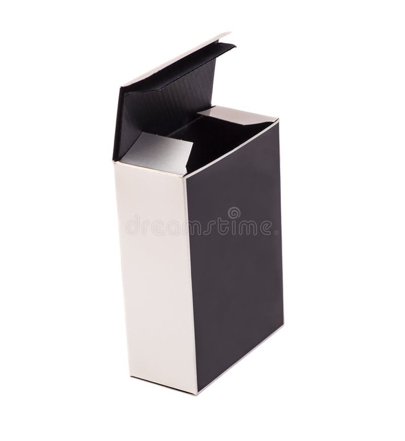 Open paper box stock image. Image of paper, blank, cardboard - 56402095