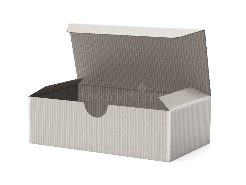 Open Shoe Box. Outline Drawing Stock Vector - Illustration of shape ...