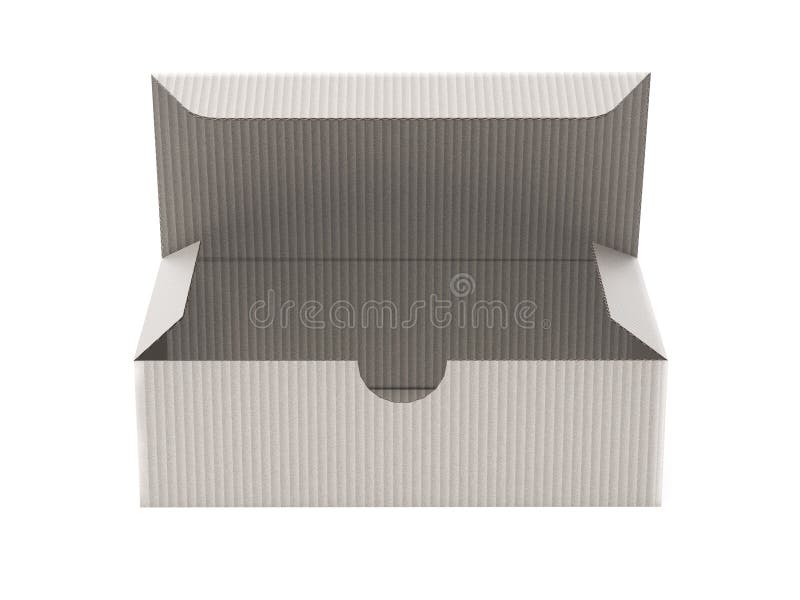 Open Shoe Box. Outline Drawing Stock Vector - Illustration of shape ...