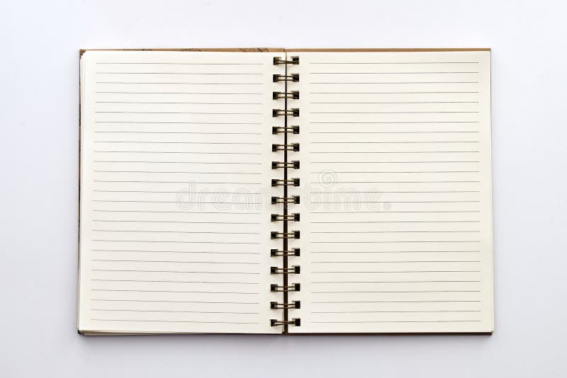 Lined Paper Blank Sheet Vector Illustration Isolated White Stock Photos ...