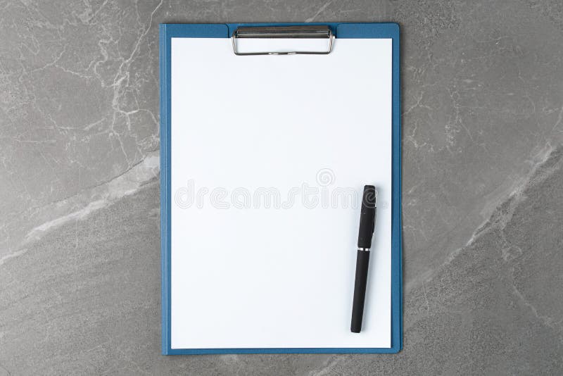 Open Paper Notepad on Marble Tablen Stock Image - Image of copyspace ...