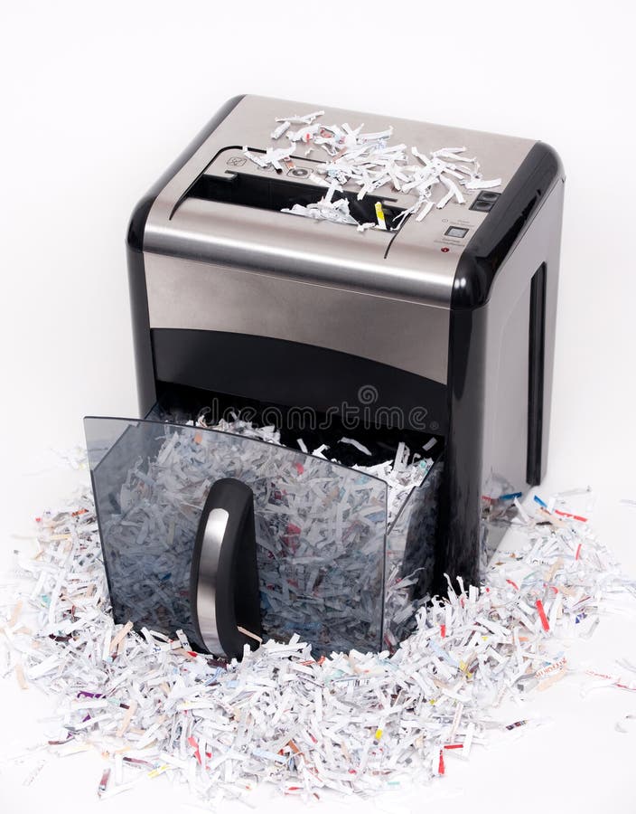 Paper shredder stock image. Image of papers, destroy - 12577239