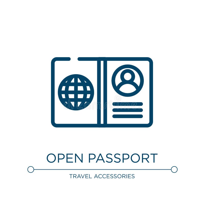 Open Passport Stock Illustrations – 1,632 Open Passport Stock ...