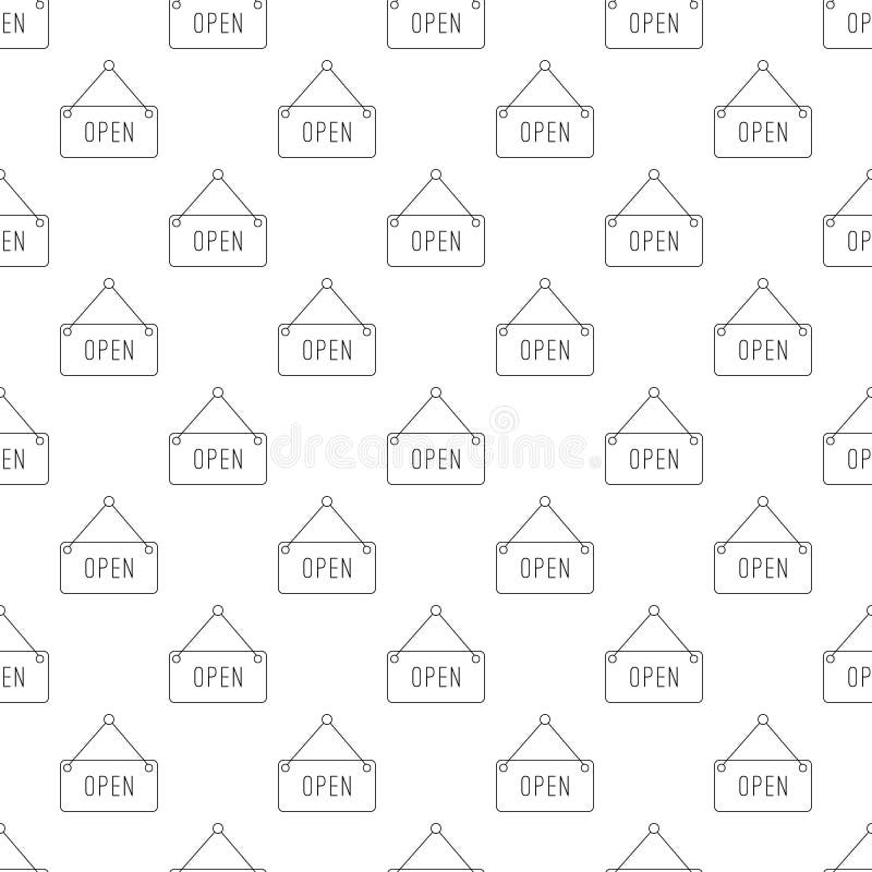 Open pattern seamless stock vector. Illustration of contour - 78831949