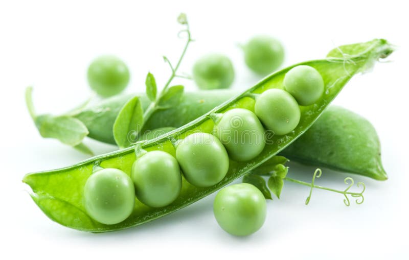 Open pea pod. stock photo. Image of open, background - 60589116