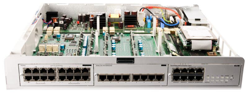 Open Phone Switch Front View Stock Photo - Image of communication ...