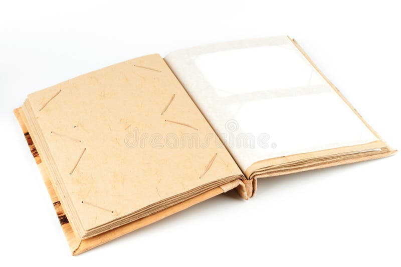 Open Photo Book Pages. Photoalbum Pages. Open Pages of Wedding Book or ...